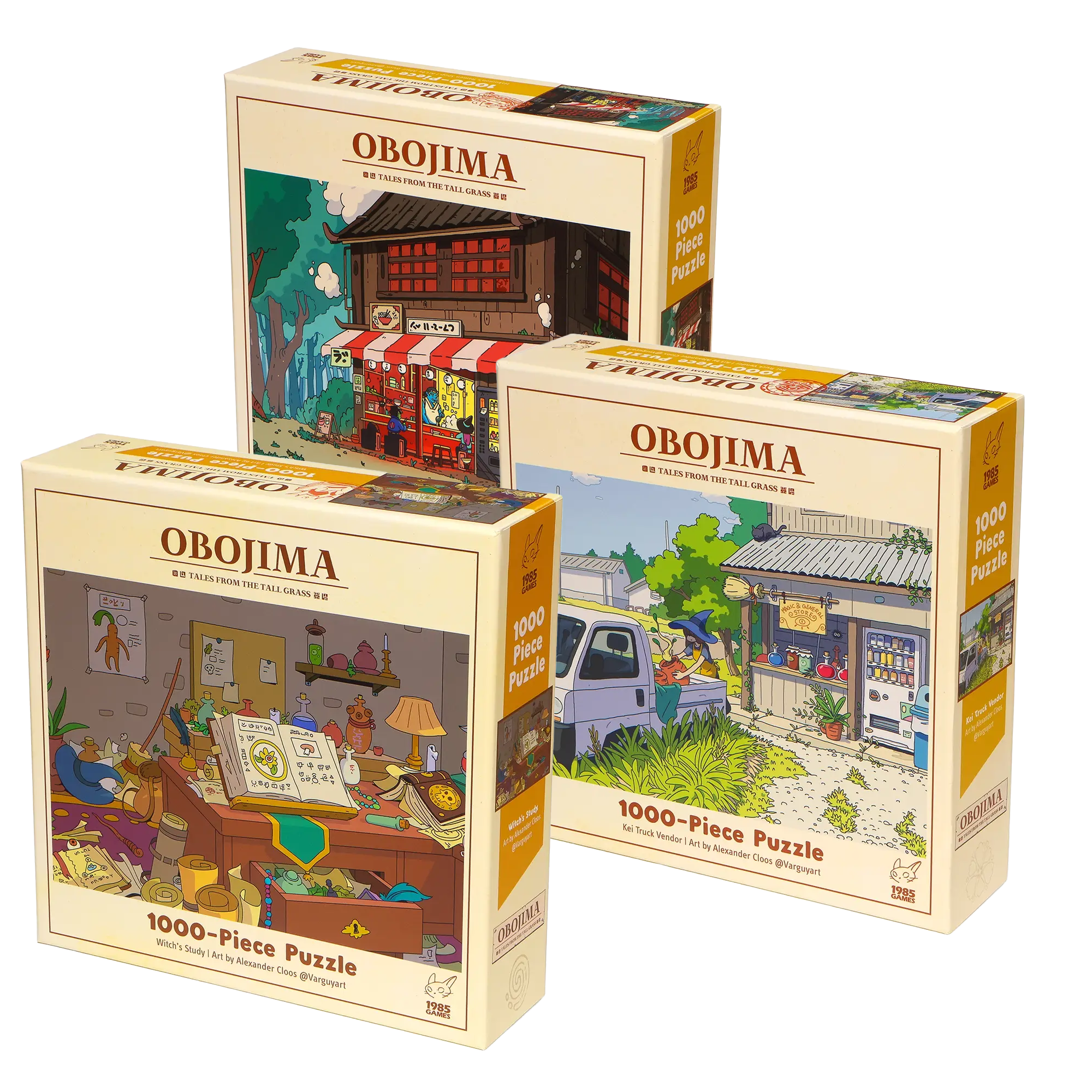 Obojima 1000-Piece Puzzles – 1985 Games