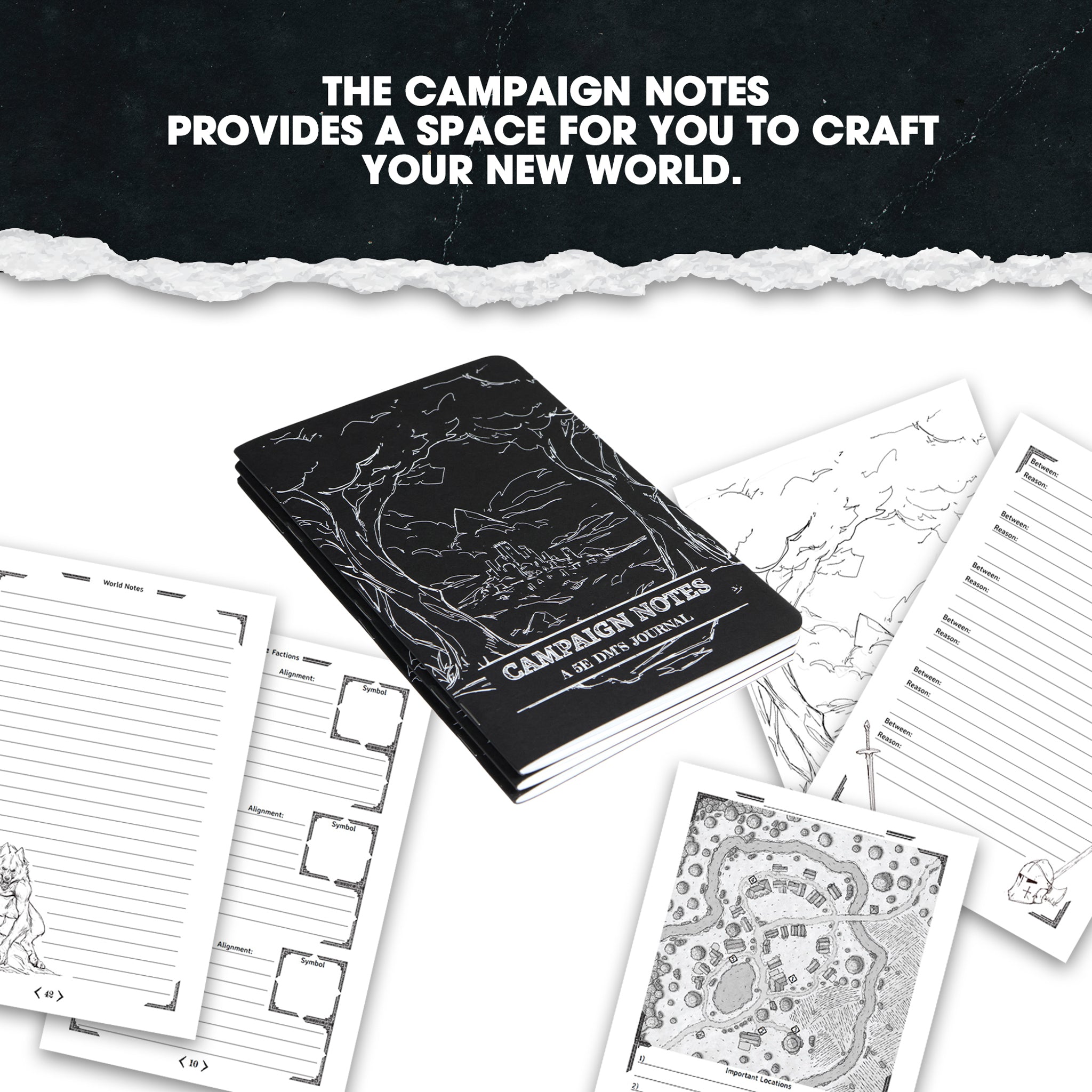 DM's Journals (3 Pack) | TTRPG Campaign Journal – 1985 Games