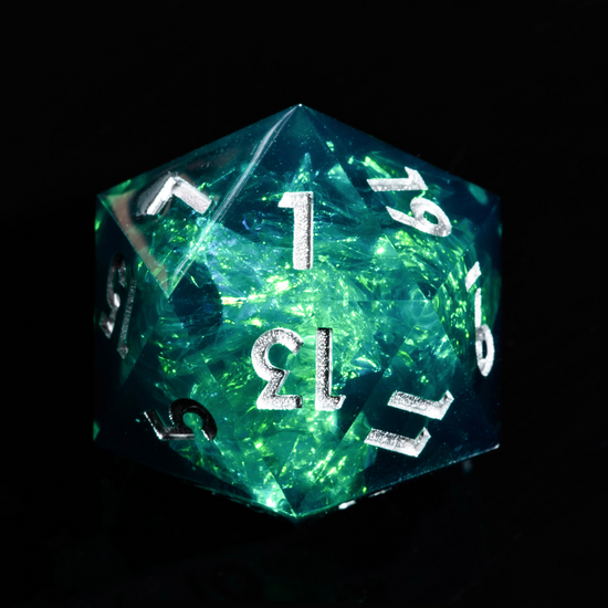 VHS Dice: Surge | TTRPG Resin Dice Set – 1985 Games