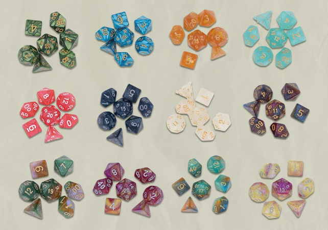 VHS Dice | TTRPG Resin Dice Sets – 1985 Games