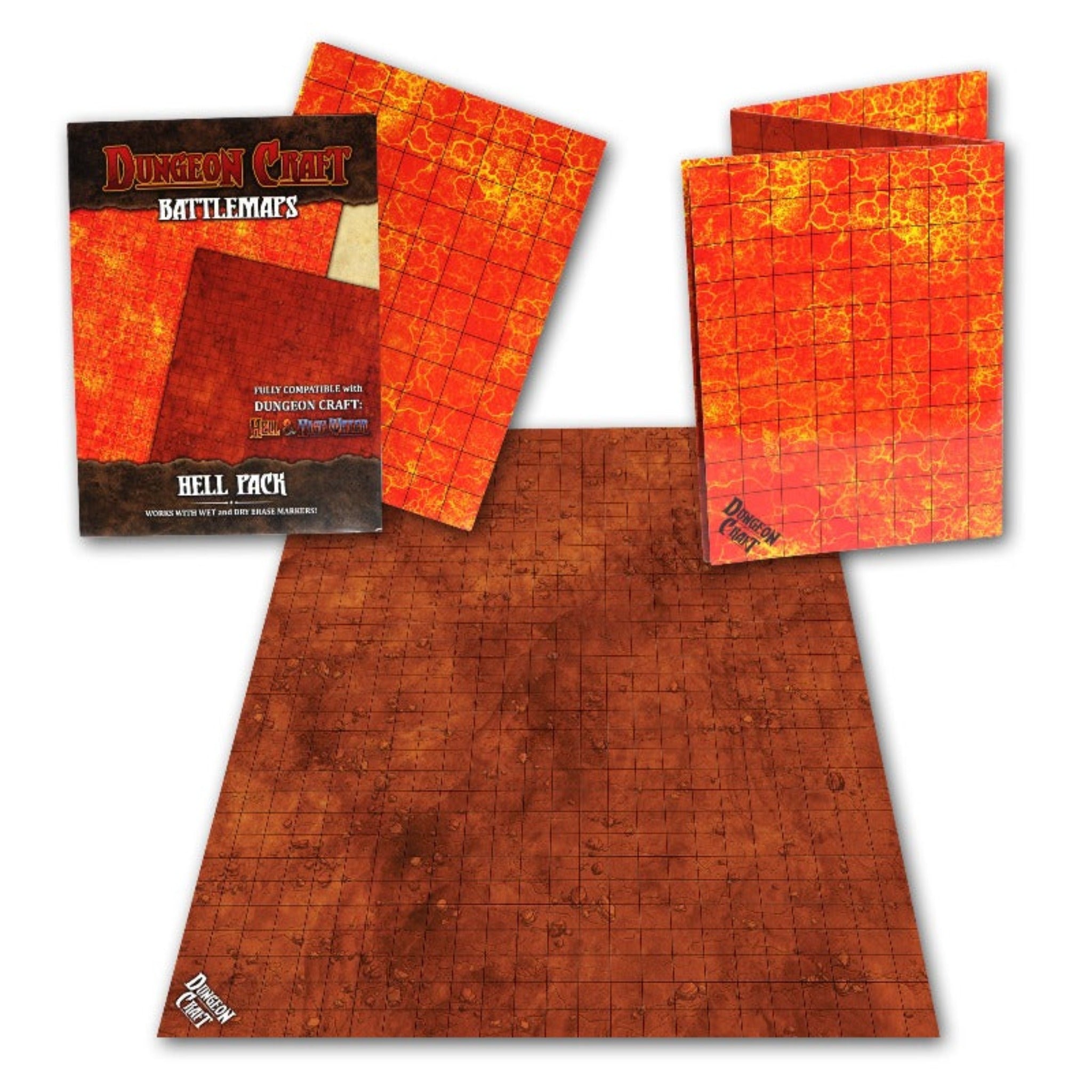 BattleMap: Hell | TTRPG Terrain Battle Map – 1985 Games
