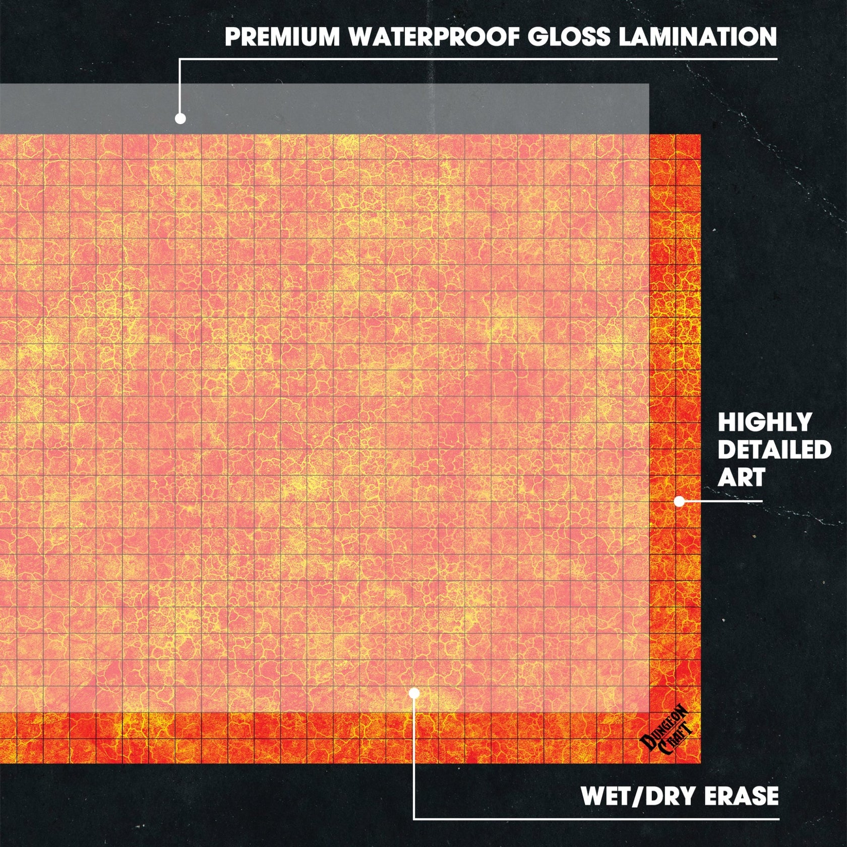 BattleMap: Hell | TTRPG Terrain Battle Map – 1985 Games