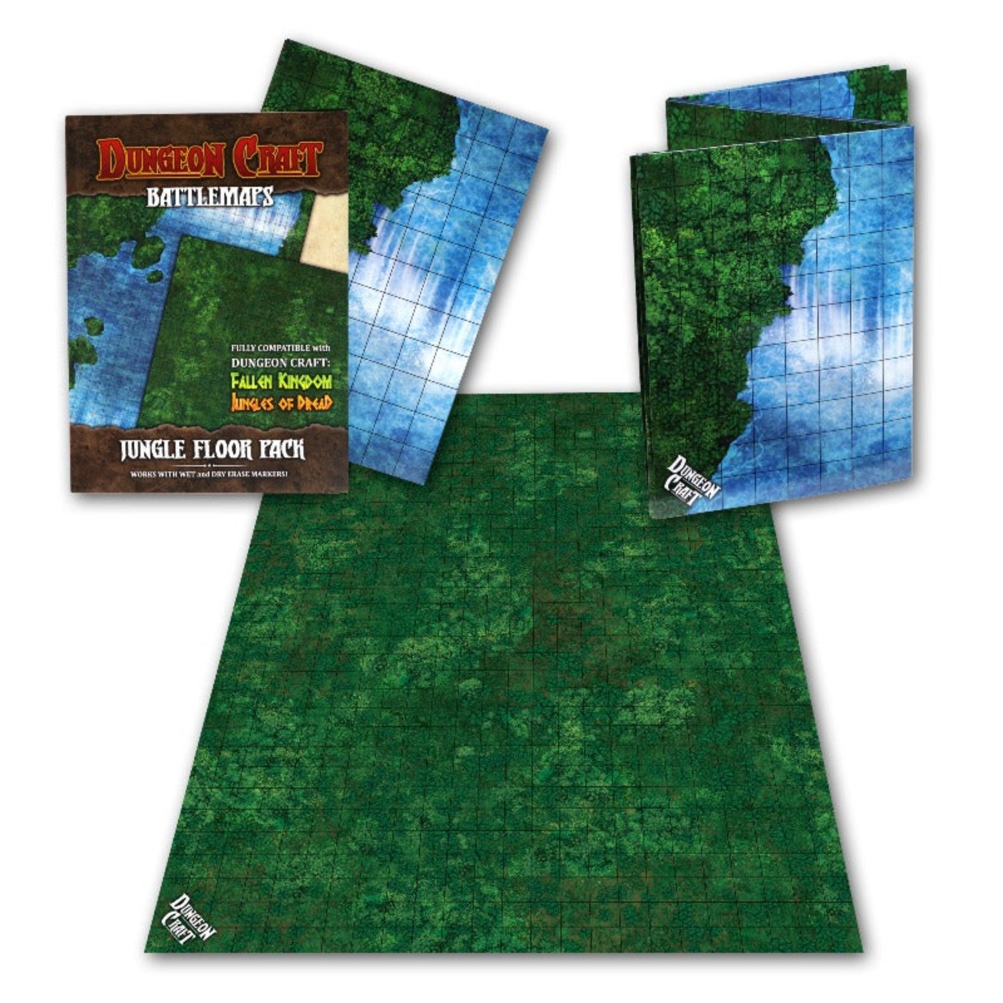 BattleMap: Jungle Floor | TTRPG Terrain Battle Map – 1985 Games