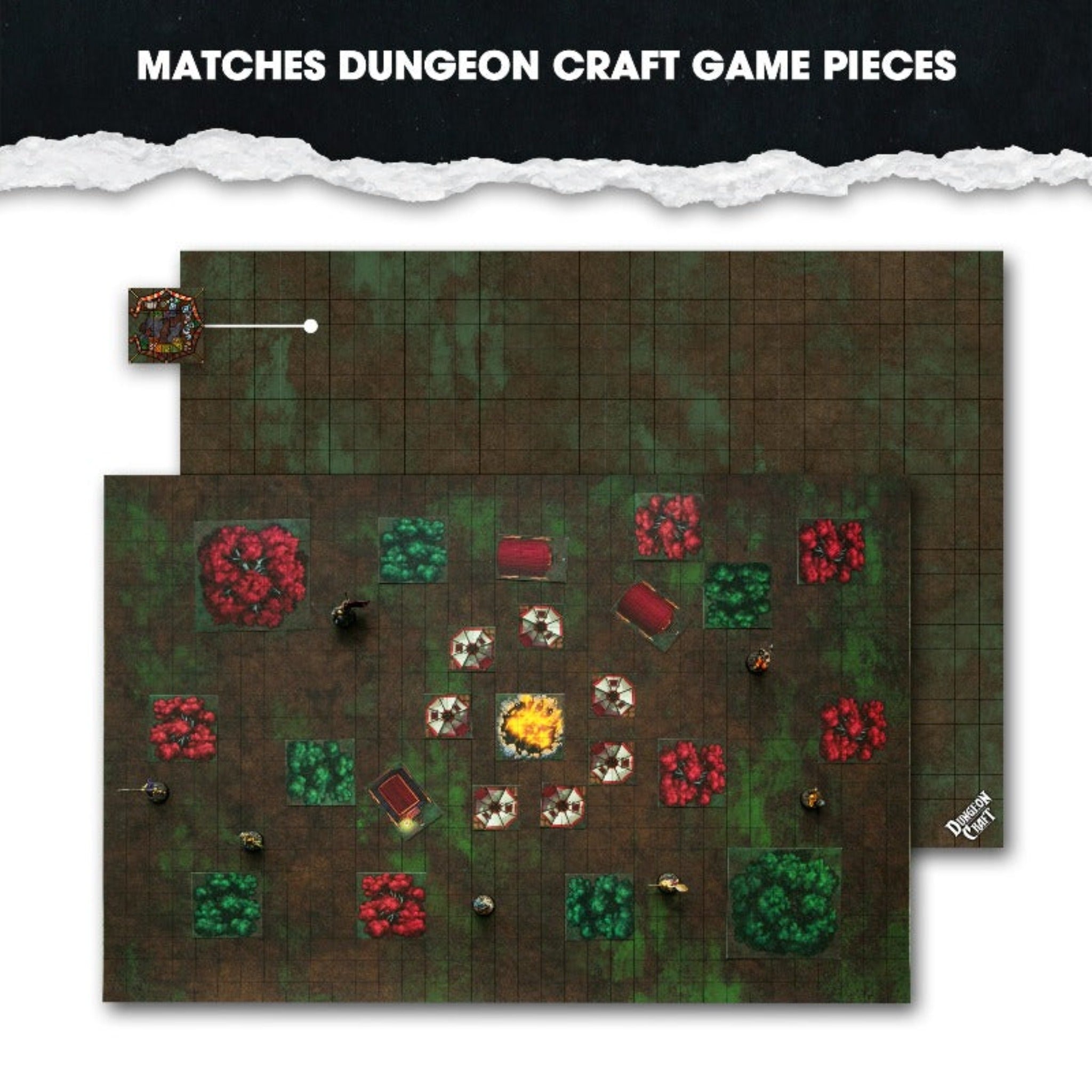 BattleMap: Turned Earth | TTRPG Terrain Battle Map – 1985 Games