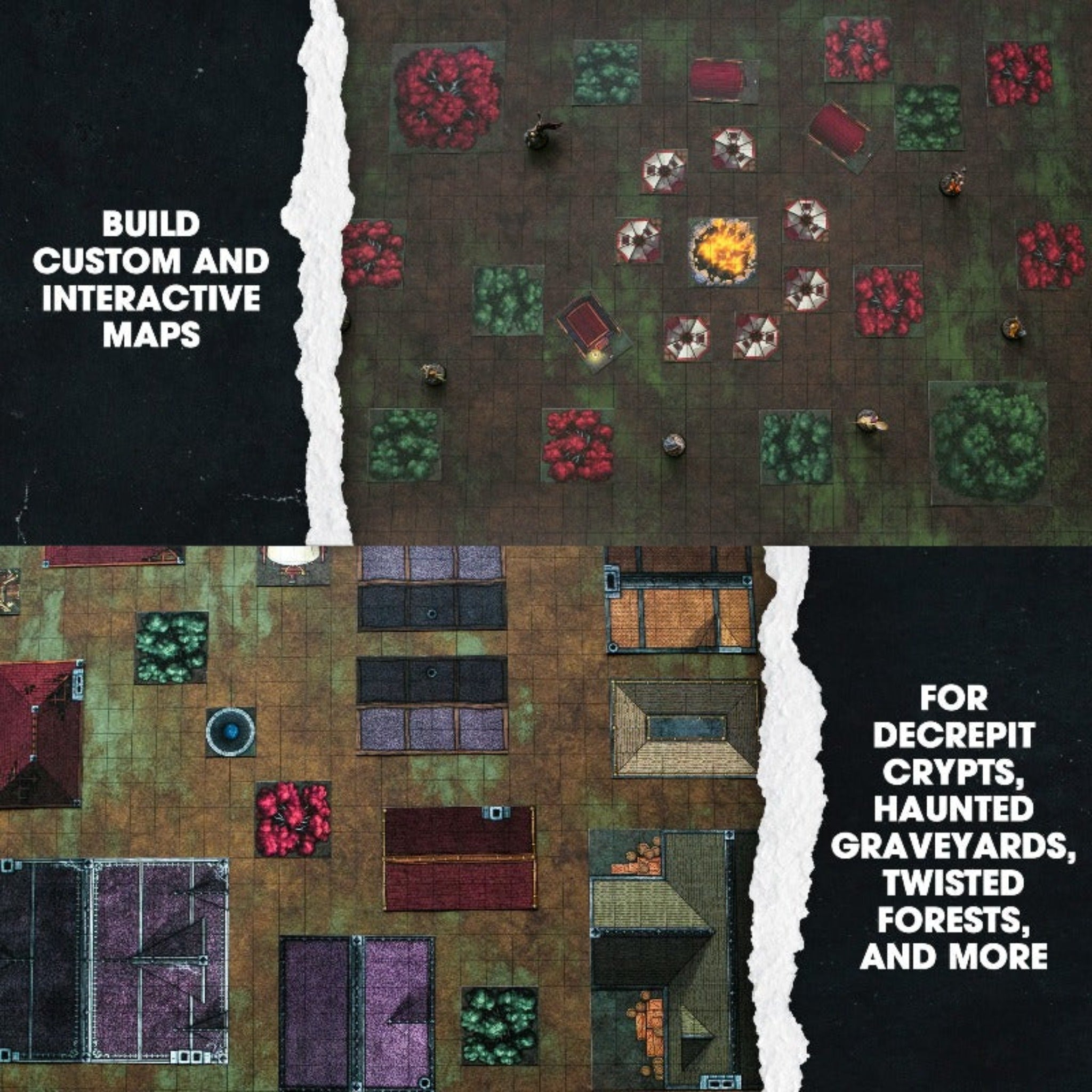 Dungeon Craft: Cursed Lands | TTRPG Terrain Map Titles – 1985 Games