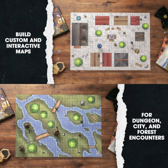 Dungeon Craft: Volume 1 | TTRPG Terrain Map Titles – 1985 Games