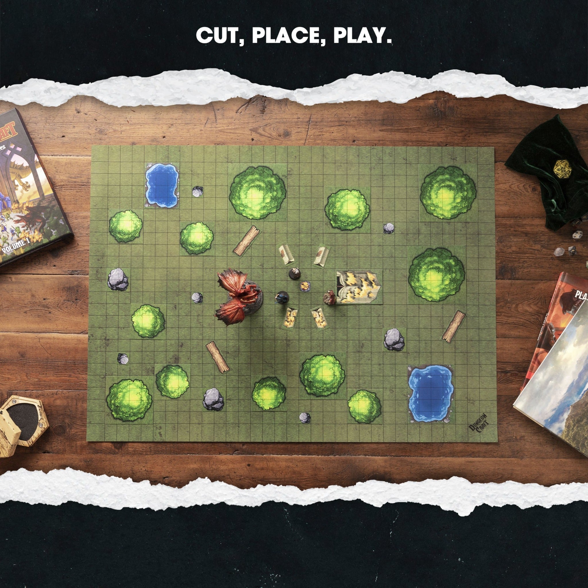 Dungeon Craft: Volume 1 | TTRPG Terrain Map Titles – 1985 Games