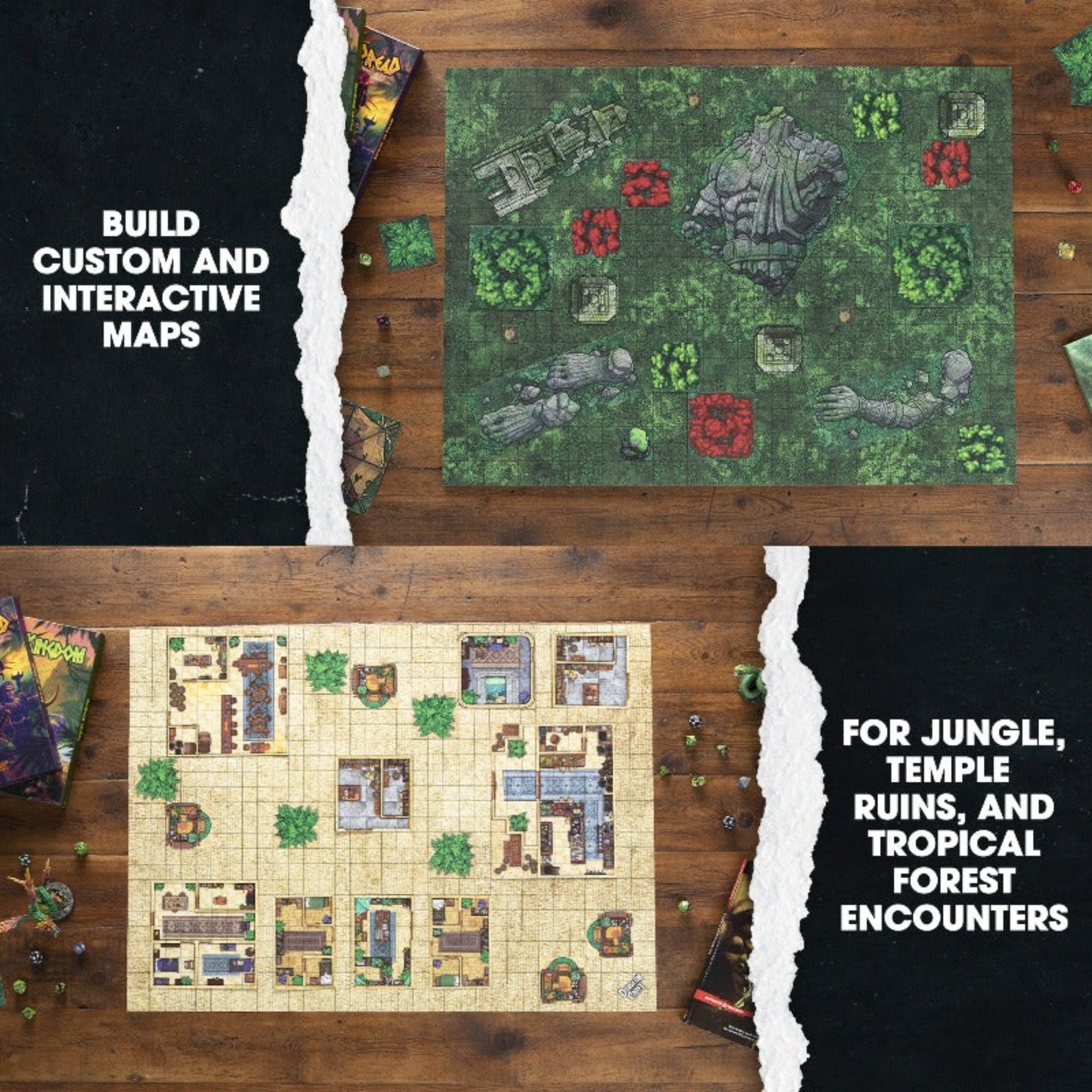 Dungeon Craft: Jungles of Dread | TTRPG Terrain Map Titles – 1985 Games